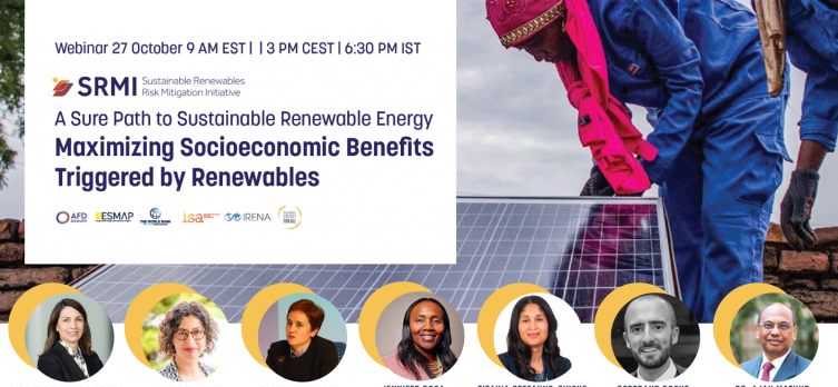 REPORT LAUNCH: A Sure Path to Sustainable Renewable Energy: Maximizing Socioeconomic Benefits ...